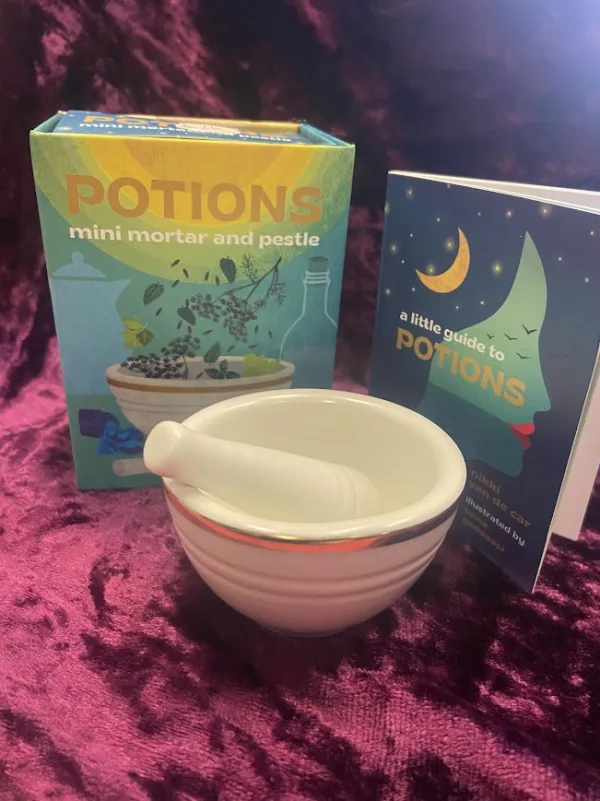 This mini mortar and pestle is perfect